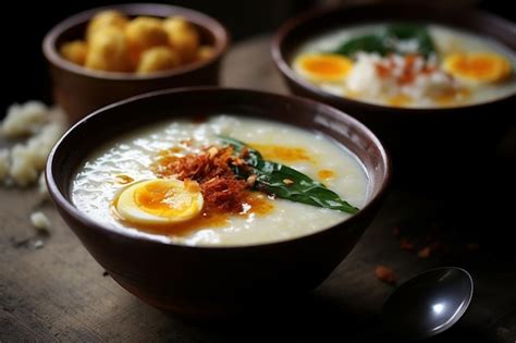Premium AI Image Bubur Sumsum Biji Salak Or Bubur Candil Indonesian