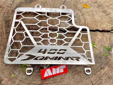 Protector De Radiador Dominar 400 Bajaj Accesorios Acero Meses Sin