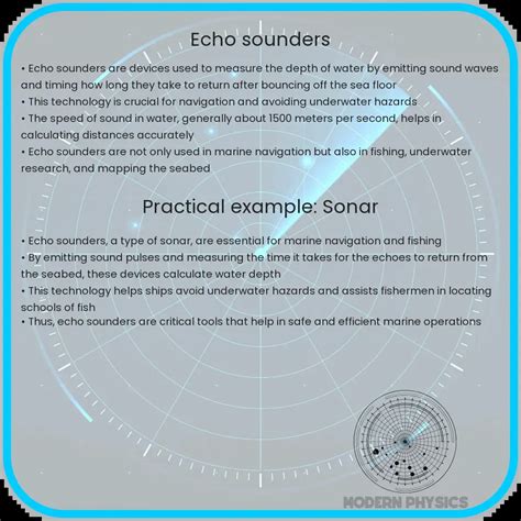 Echo Sounders Precision Depth Measurement And Acoustics