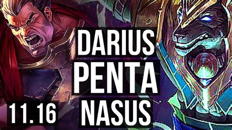DARIUS Vs NASUS TOP Penta M Mastery Legendary Games EUW Master V