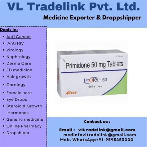Primidone Tablet Prolet 50 Mg At ₹ 761stripe Nagpur Id 2852141574162