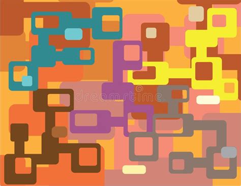 Odd Shapes Abstract Multicolor Vector Stock Vector Illustration Of