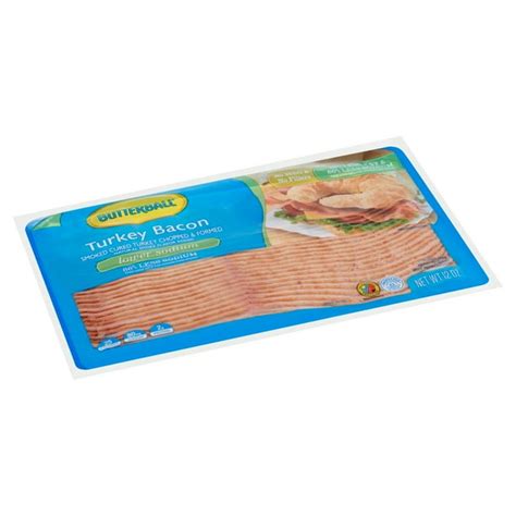 Butterball Lower Sodium Turkey Bacon 12 Oz