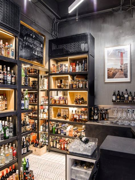 Креативная винотека бар в Пекине Дизайн бара ресторана Дизайн интерьера магазина
