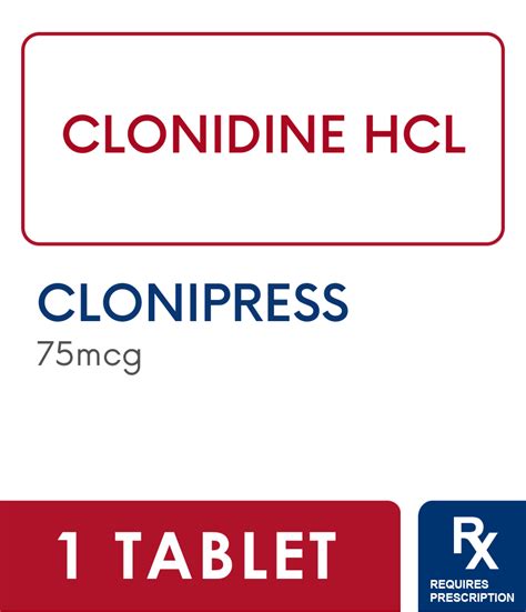 Clonipress 75mcg Tablet Rose Pharmacy Medicine Delivery