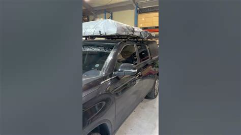 캐리어마켓 렉스턴 스포츠 루프탑텐트 270도어닝 이전설치 Youtube