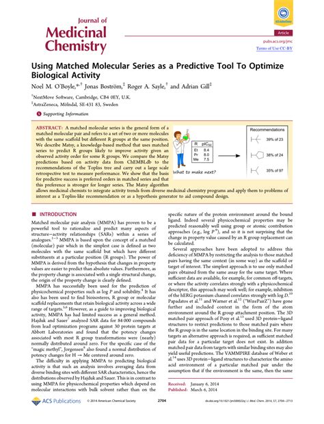 pdf what compound should i make next using matched molecular series