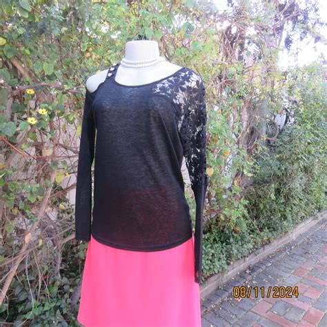 T Shirts Tops Gorgeous Black Day Evening Wear Top One Sleeve