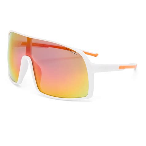 Cancer Council Outfield Shield White Uni Sex Shield Sunglasses