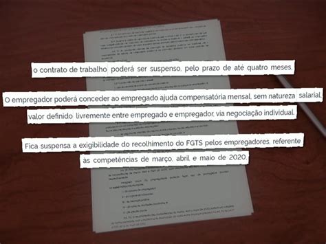 Coronavírus Bolsonaro Edita Mp Que Permite Suspensão De Contrato De