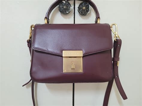 Carlyn Genuine Leather Top Handle Two Way Crossbody Structure