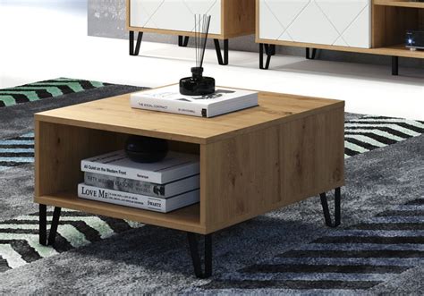 Couchtisch Touch In Eiche Artisan 60 X 60 Cm