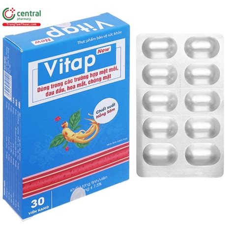 Thuốc Vitap New Bổ Khí Huyết Giảm Các Biểu Hiện Do Khí Huyết Kém
