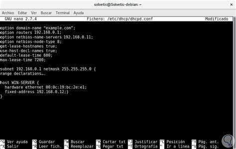 Cómo instalar y configurar servidor ISC DHCP en Debian Solvetic