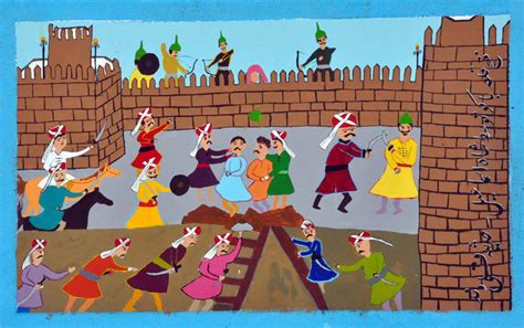 کانون اجرای نقاشی روی دیوار و معرفی تاریخ صفویان توسط اعضای کانون اردبیل ۲