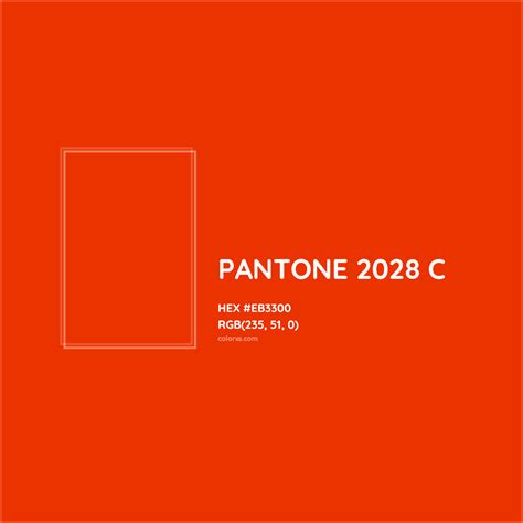 About PANTONE 2028 C Color Color Codes Similar Colors And Paints