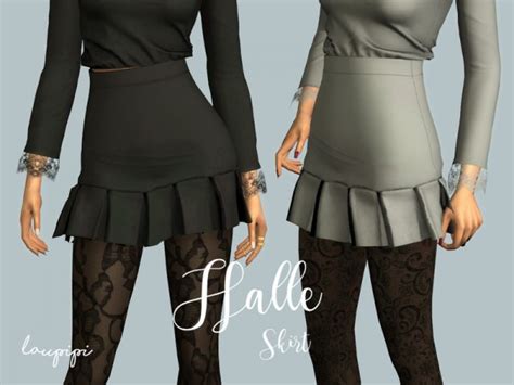 The Sims Resource Halle Skirt By Laupipi • Sims 4 Downloads