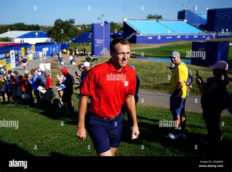 Usas Jordan Spieth During A Practice Round At The Marco Simone Golf