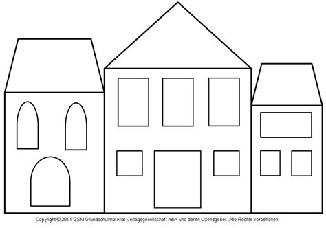 Шаблон домиков для вырезания из бумаги распечатать