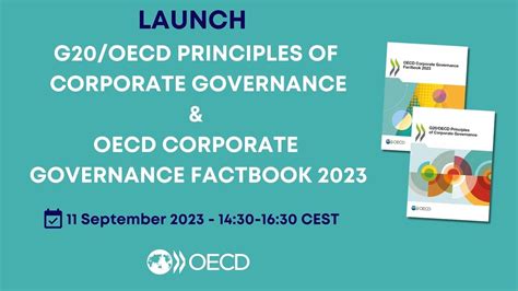 Launch Revised G20 Oecd Principles Of Corporate Governance And Corporate
