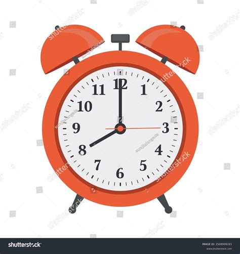 Alarm Clock Wake Timer Clock Morning Stock Vector Royalty Free