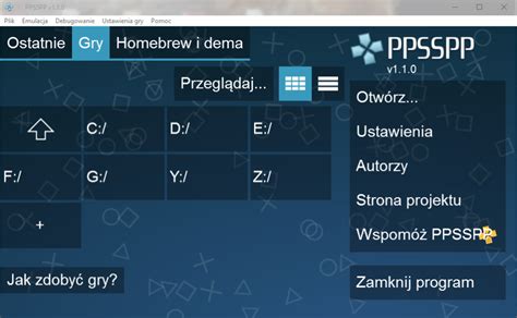 Konfiguracja Ppsspp Emulator Playstation Portable Variatkowo Pl