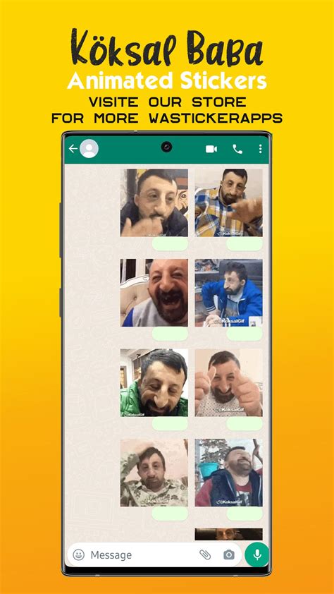 Android İndirme Için Koksal Baba Stickers Animated Apk