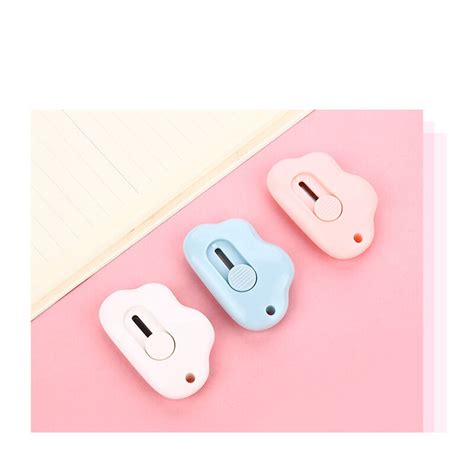 1p Mini Cute Utility Knife Set Cartoon Portable De Grandado