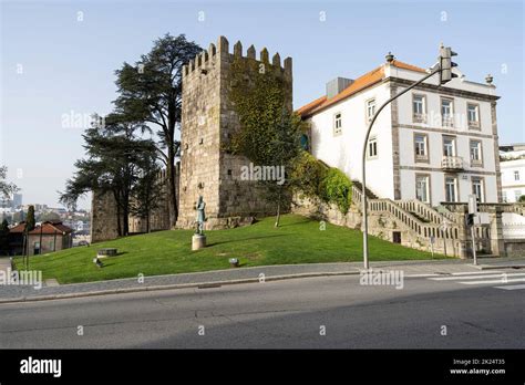 Porto Portugal March 2022 The External Old Walls Of Convento Das