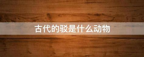 古代的驳是什么动物 业百科