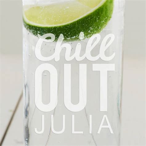 Personalised Chill Out Hi Ball Glass By Becky Broome