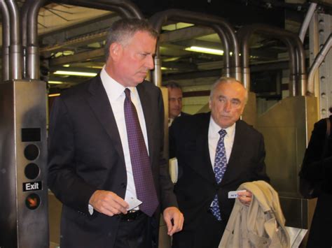 Bratton And De Blasio Ride The Rails After Iraq Terror Threat Observer