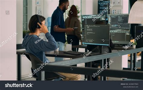 Database Programer Writing Source Code Developing Stock Photo 2239477903 Shutterstock