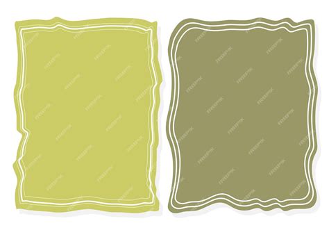 Premium Vector Frames For Text In The Style Of Hand Drawn Frame For