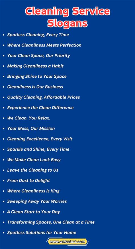 327 Top Cleaning Service Slogans And Cleaning Taglines Whiz Start