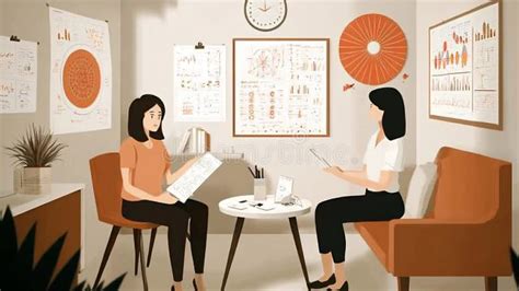 Two Women Collaborating On Business Plan And Data Analysis In Modern