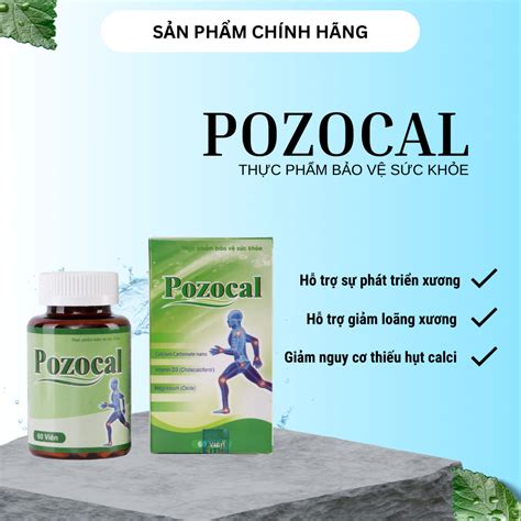 Viên Uống Bổ Sung Calci Pozocal Bổ Sung Calci Cho Cơ Thể Giúp Phát Triển Xương Shopee Việt Nam