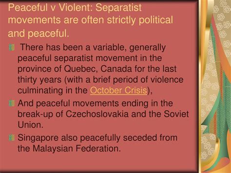 Ppt Definition Of Separatist State Powerpoint Presentation Free