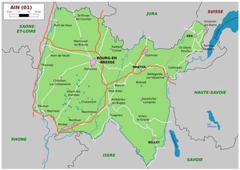Décrypter 30 imagen carte de l ain détaillée fr thptnganamst edu vn