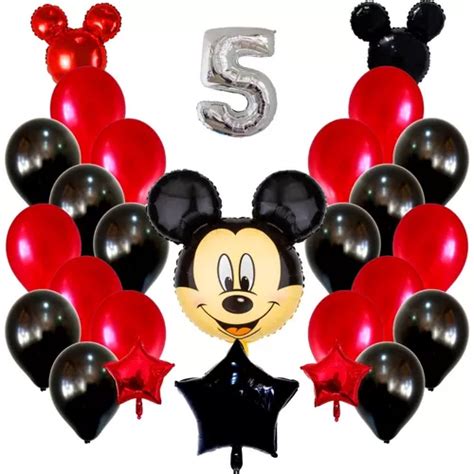 Combo Kit Deco Fiesta Globos Mickey Mouse 3