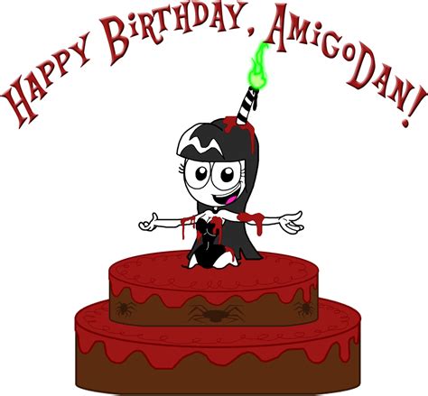 Rule 34 1girls Amigodan Birthday Birthday Cake Black Hair Cake Candle
