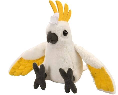 Buy Wild Republic Cuddlekins Sulphur Crested Cockatoo Plush Toy 20cm