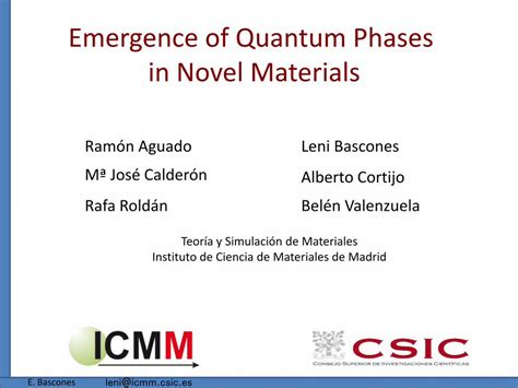 Pdf Emergence Of Quantum Phases In Novel Materials Filephase