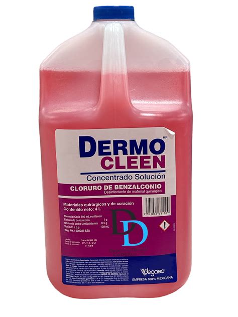 Desinfectante Dermo Cleen Concentrado Antiseptico 4 Litros