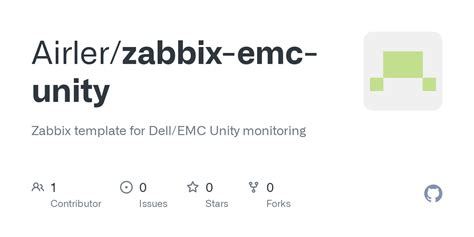 GitHub Airler Zabbix Emc Unity Zabbix Template For Dell EMC Unity