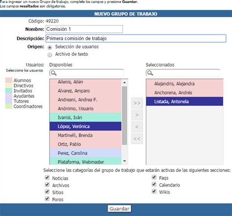 Grupos De Trabajo