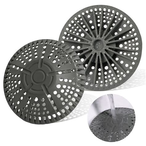 Neasyth Shower Drain Hair Catcher 2 Pack Silicone Durable And Flexible