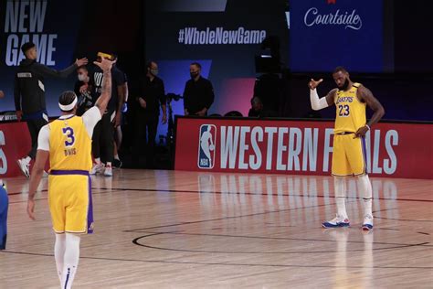 Nba Playoffs How Lebron Is Helping Anthony Davis Stay Level Headed