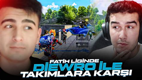 Fatİh Lİgİnde Diewroo İle Duo Vs Squad Pubg Mobile Youtube