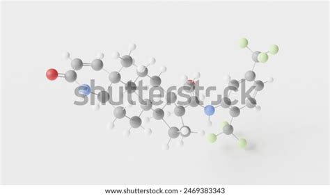 Dutasteride Molecule 3d Molecular Structure Ball Stock Illustration 2469383343 Shutterstock